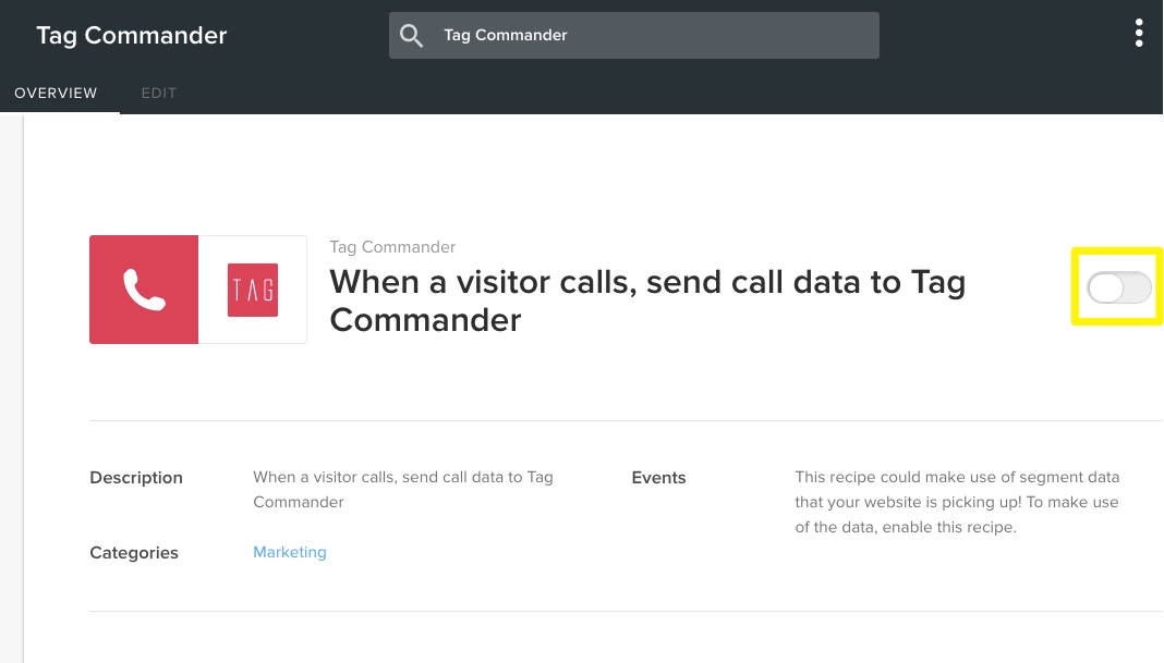 Tag Commander integration – Kaisa
