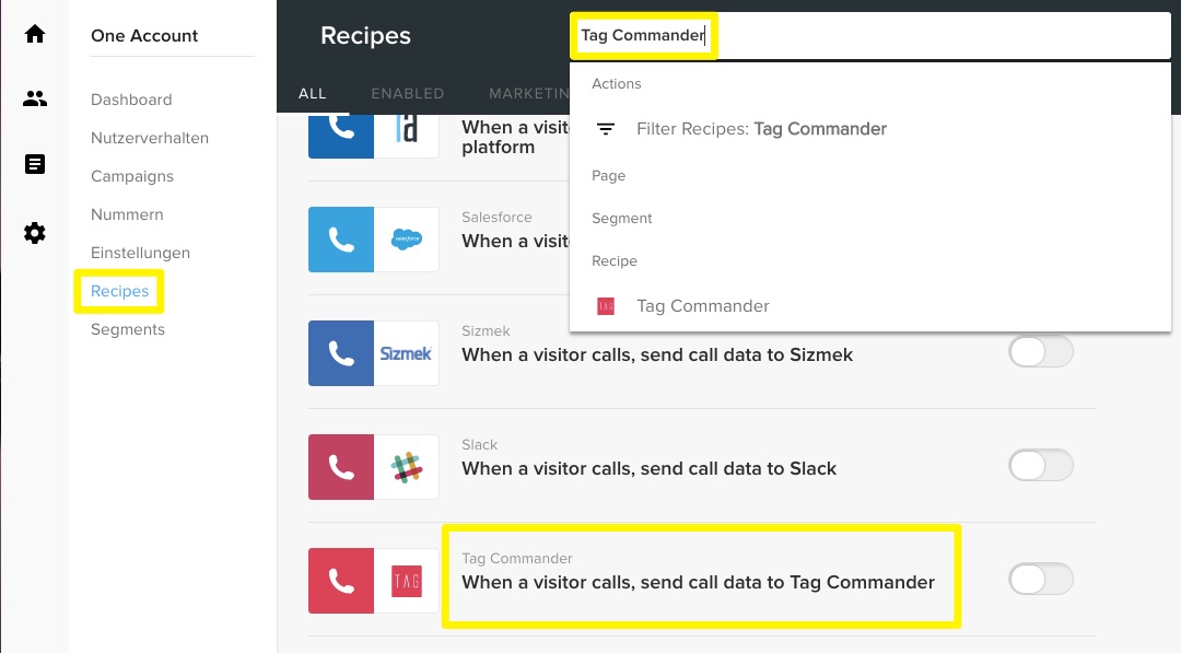 Tag Commander integration – Kaisa