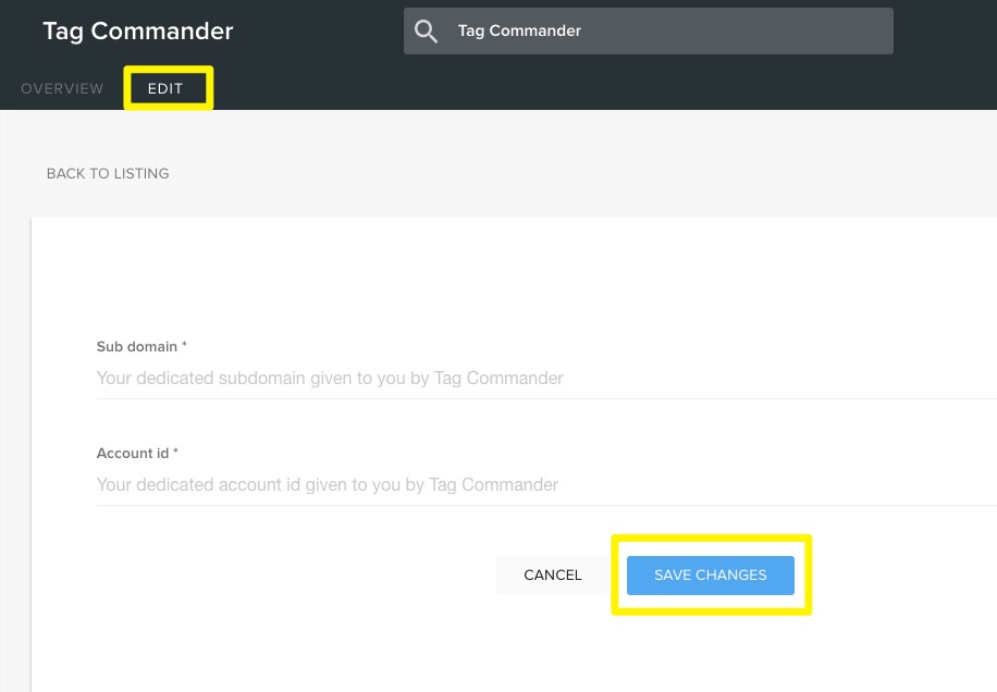 Tag Commander integration – Kaisa