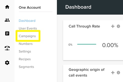 Create a static number connected to a campaign – Kaisa