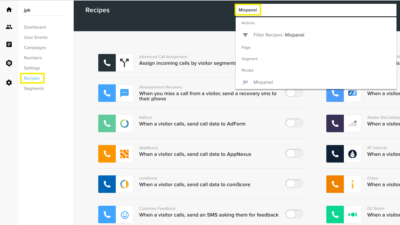 Mixpanel integration – Kaisa